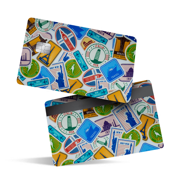 Best Abstract Travel Debit Card Skins & Credit Card Wraps|Customize ...