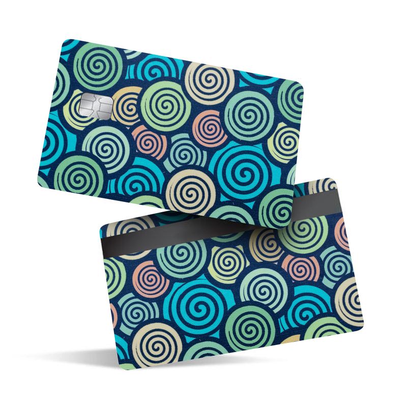 Best Wave Pattern Debit Card Skins & Credit Card Wraps|Customize Your ...