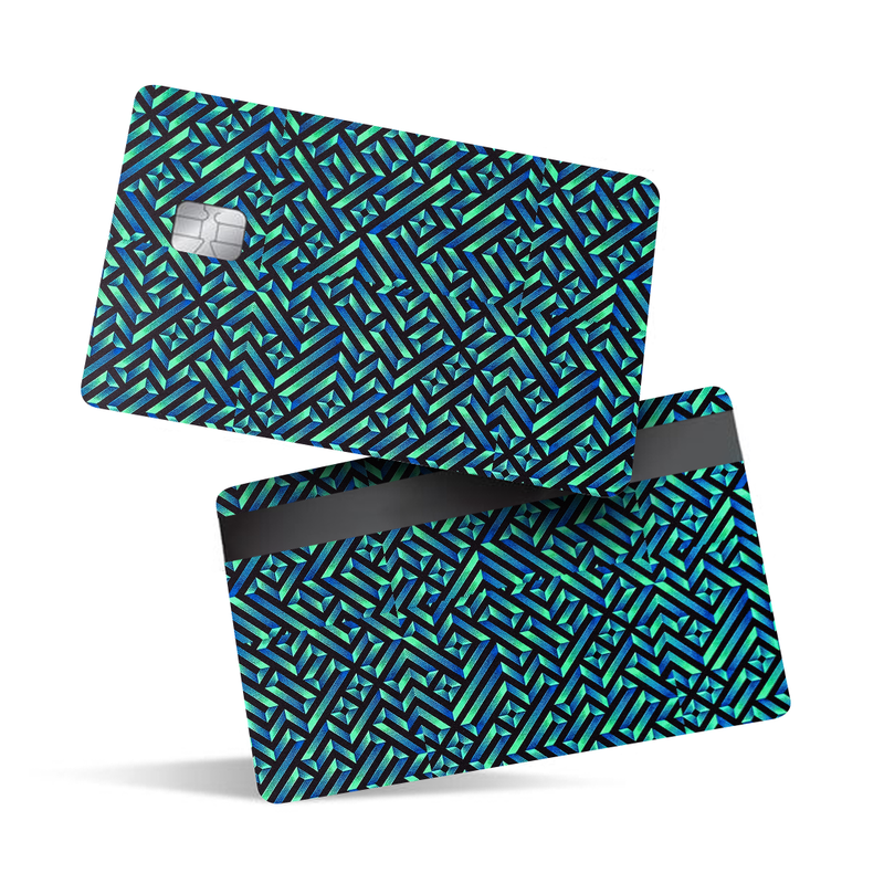Best Gradient Pattern Debit Card Skins & Credit Card Wraps|Customize ...