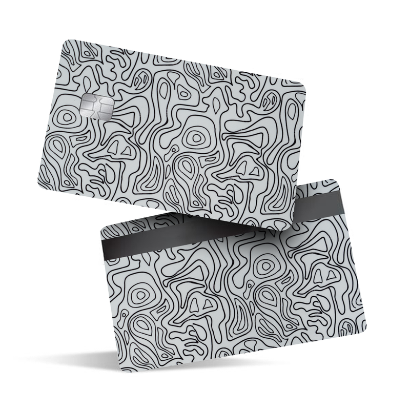 Best White Doodles Debit Card Skins & Credit Card Wraps|Customize Your ...