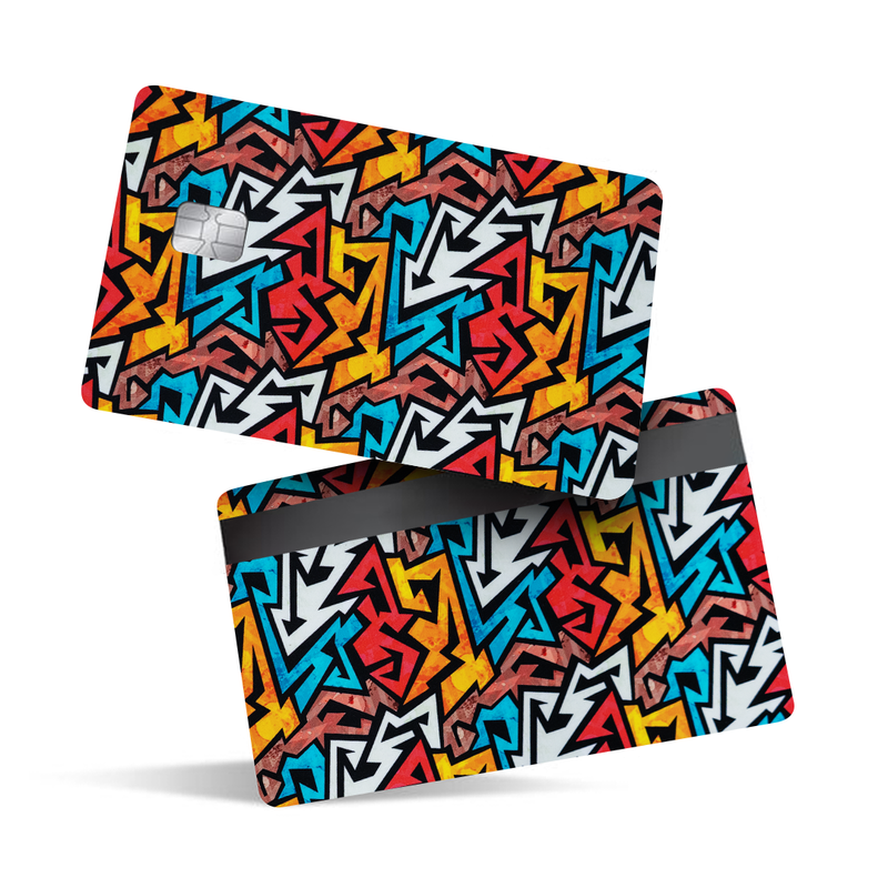 Best Graffiti Graphics Pattern Debit Card Skins & Credit Card Wraps ...