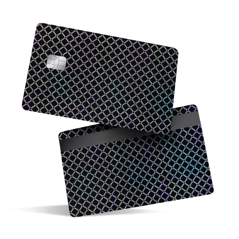 Best Gradient Geometric Pattern Debit Card Skins & Credit Card Wraps ...