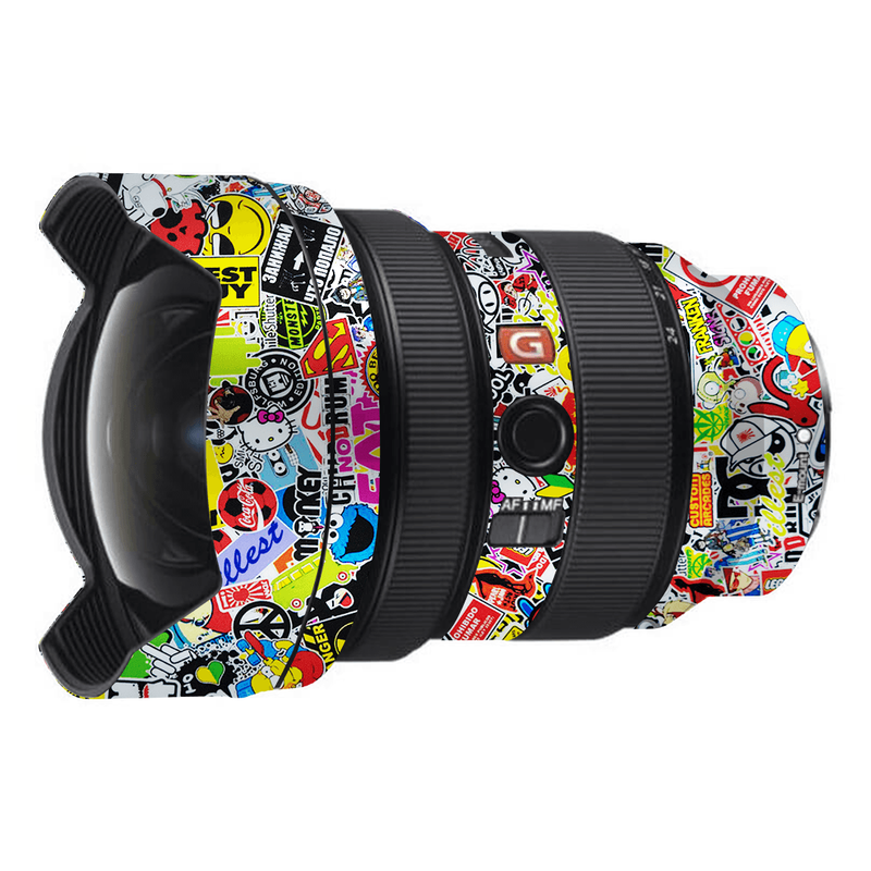 Jumbled Abstract Doodle - Custom Camera Lens Skin & Wraps for Canon ...