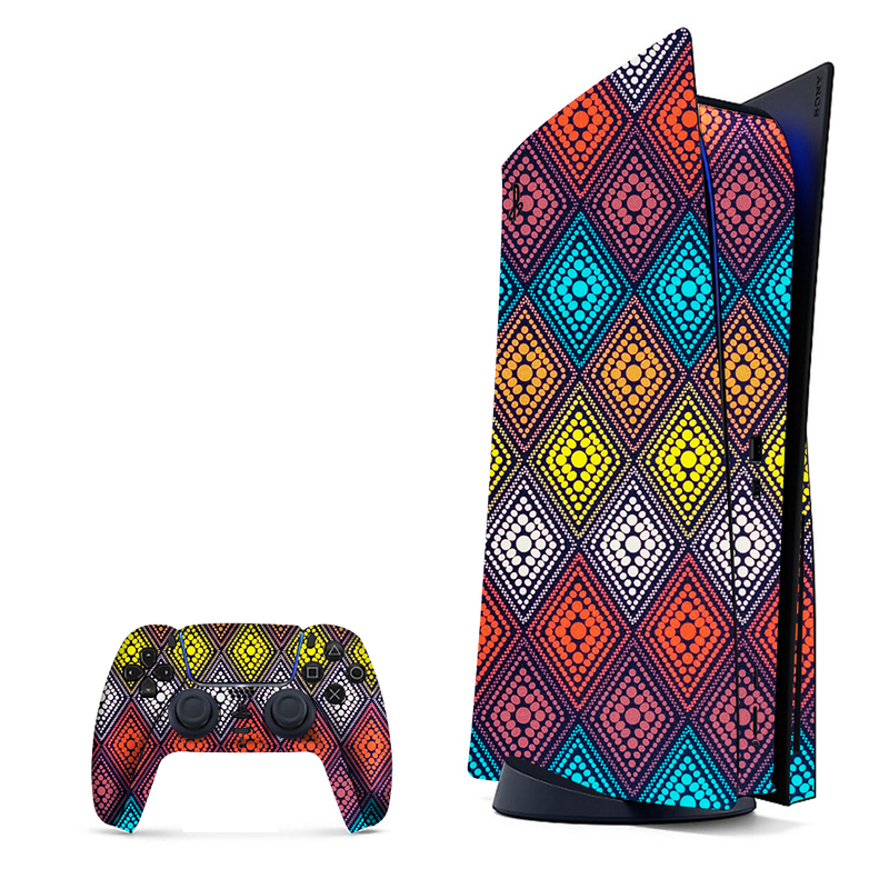 PS5 Mandala Patterns Skins & Controller Wraps | Customize Your ...
